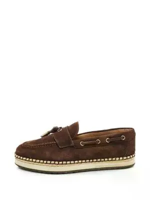 Dolce & Gabbana Suede Espadrille Loafers