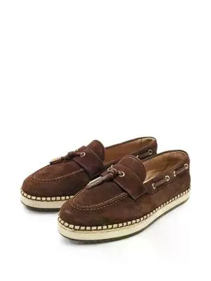 Dolce & Gabbana Suede Espadrille Loafers