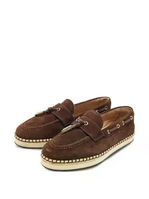 Dolce & Gabbana Suede Espadrille Loafers