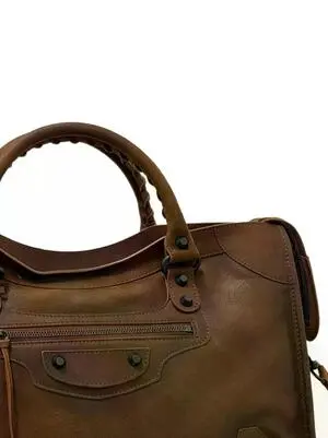 Balenciaga Le City Bag Medium In Caramel