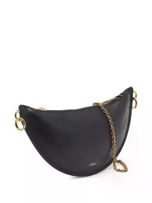 Chloé Mini Icons Half Moon Shoulder Bag - Black