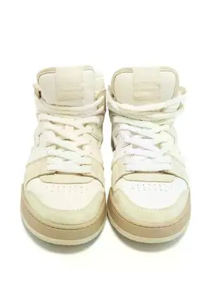 Fendi High-top Sneakers With Ff Logo