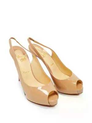 CHRISTIAN LOUBOUTIN Private Number Peep-toe Sandals