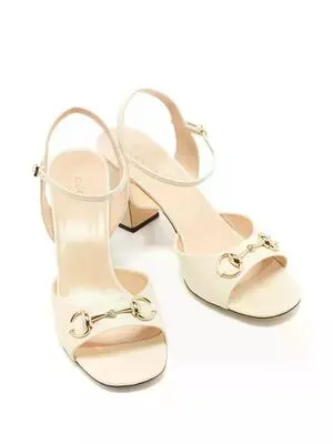 Gucci Lady Horsebit Block Heel Sandals