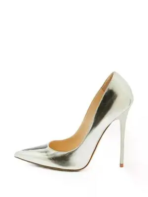 JIMMY CHOO Romy Pointed-toe Pumps - Silver