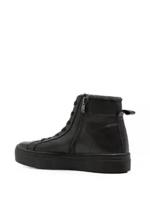 SERGIO MORETTI FIRENZE Fleece-lined High-top Sneakers
