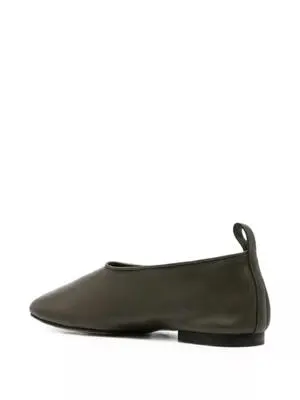 Soeur Pull-tab Leather Ballet Flats