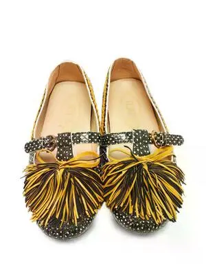 TOD'S Gommino Fringe Loafers - Black