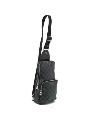 LOUIS VUITTON Damier Graphite Avenue Backpack - Black