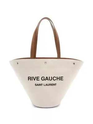 Saint Laurent Rive Gauche Tote Bag - Neutrals