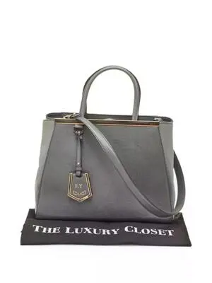 Fendi 2013 Medium 2jours Leather Tote Bag
