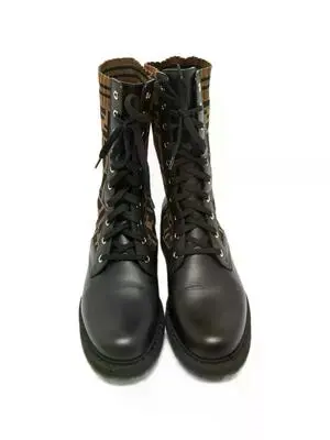 Fendi Rockoko Combat Boots