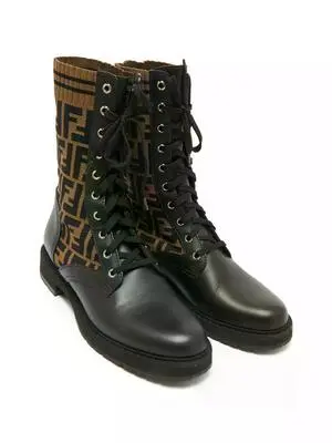 Fendi Rockoko Combat Boots