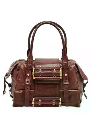 Givenchy Buckle Detail Tote Bag - Brown