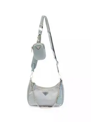 Prada 2000s Re-edition 2005 Shoulder Bag - Blue