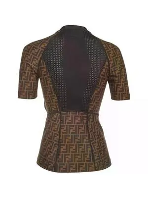 Fendi Ff Motif Paneled T-shirt