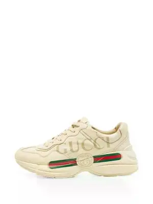 Gucci Rhyton Lace-up Sneakers - Neutrals