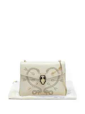 BVLGARI Small Pop Heart Serpenti Forever Leather Shoulder Bag