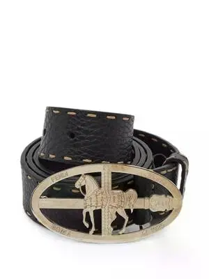 Fendi Silver Tone Belts For Women