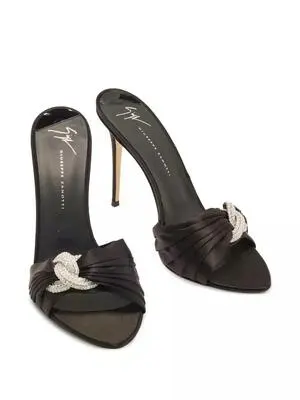 GIUSEPPE ZANOTTI Crystal-embellished Stiletto Sandals
