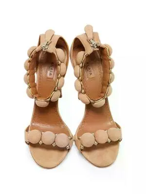 Alaïa La Bombe Ankle-strap Heeled Sandals