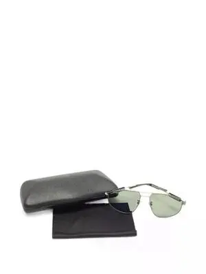 Balenciaga Double-bridge Pilot Sunglasses