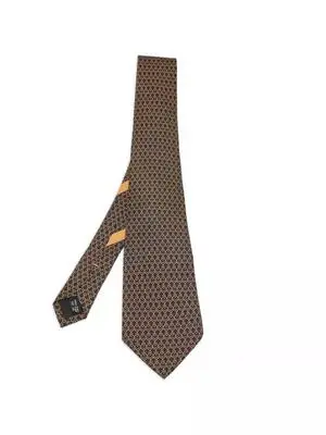 FERRAGAMO Silk Neck Tie - Black