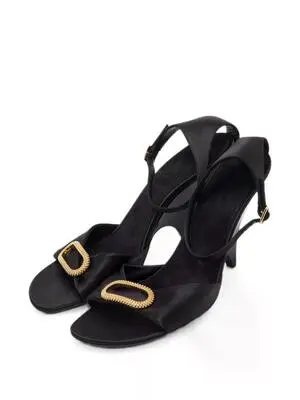 Loro Piana Olympia Heeled Sandals
