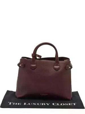 Burberry Banner House Check Tote Bag - Red