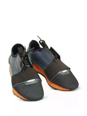 Balenciaga Race Runner Low-top Sneakers - Blue