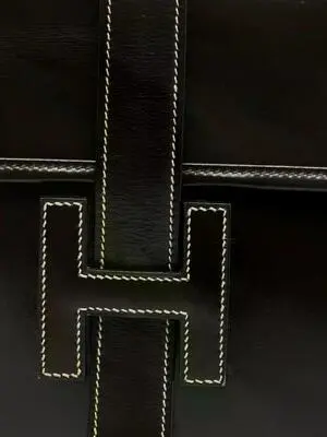 Hermès 1985 Jige Elan Clutch Bag