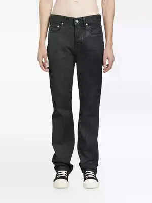 Rick Owens Fog Cut Jeans - Black