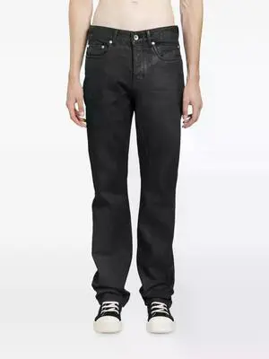 Rick Owens Fog Cut Jeans - Black
