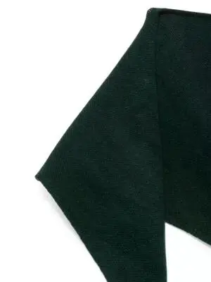 BEYOU Triangular Knitted Scarf - Green