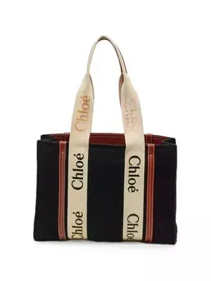 Chloé Woody Tote Bag - Black