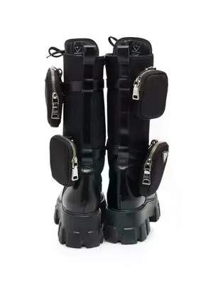 Prada Monolith Utility Combat Boots