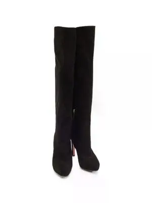 Prada Suede Knee-high Boots