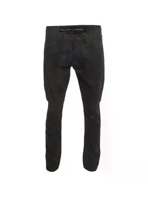 Ralph Lauren Printed Slim-fit Jeans - Black