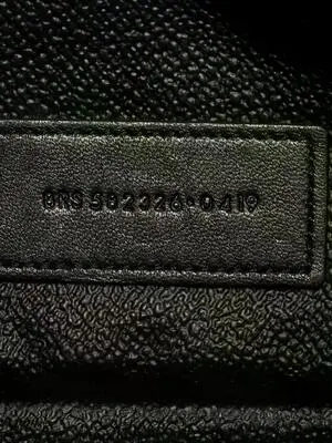 Saint Laurent Monogram-print Suede Pouch