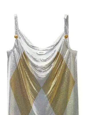 Versace Metal Mesh Mini Dress