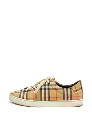 Burberry House Check Lace-up Sneakers - Neutrals