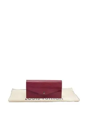 LOUIS VUITTON Sarah Epi Leather Wallet - Red