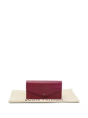 LOUIS VUITTON Sarah Epi Leather Wallet - Red