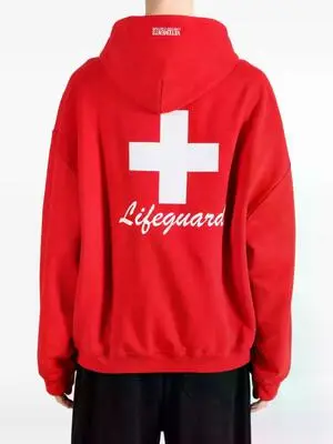 Vetements Logo-print Drawstring Hoodie