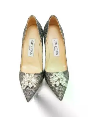 JIMMY CHOO Mamey Crystal-embellished Pumps