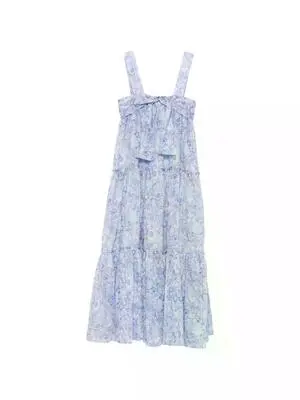 Chloé Floral-print Tiered Maxi Dress
