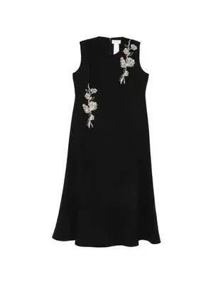 Marina Rinaldi Feluca Crystal-embellished Sleeveless Maxi Dress - Black