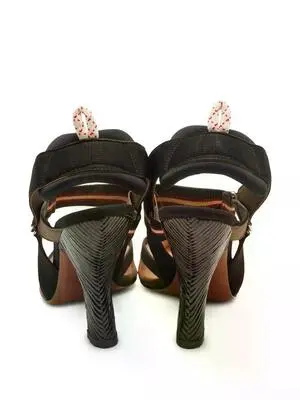 Fendi Colibri Zucca Mesh Slingback Pumps