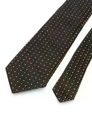 TOM FORD Geometric-pattern Silk Tie