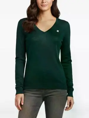 Carolina Herrera Logo-embroidered Sweater - Green